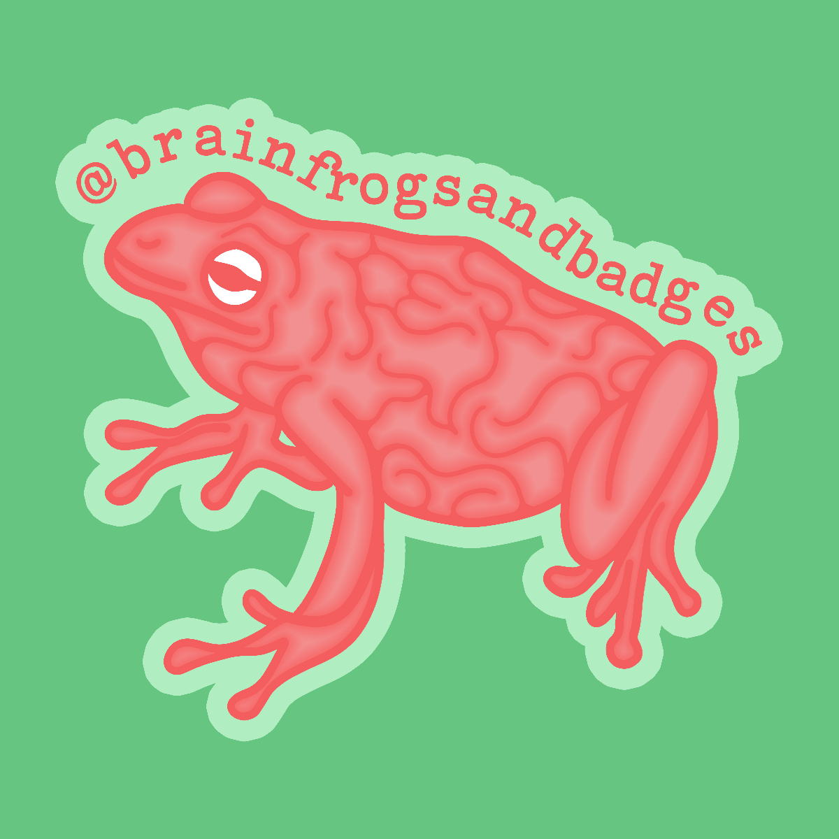 Brain Frogs And Badges - Chronically Jenni